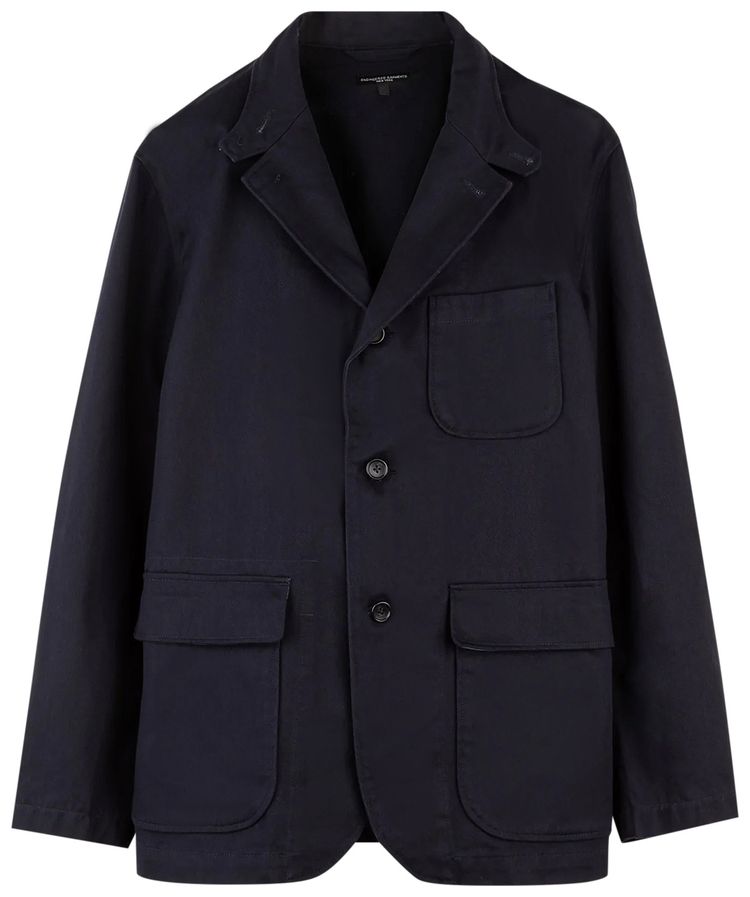 Buy Engineered Garments Heavy Twill Loiter Jacket 'Dark Navy ...