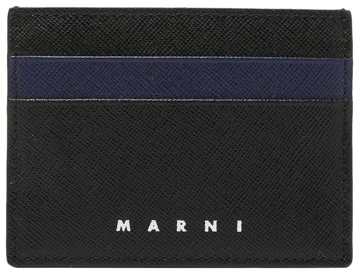 Buy Marni Card Case 'Black/Blublack' - PFMI0002L4 LV520 Z576N | GOAT