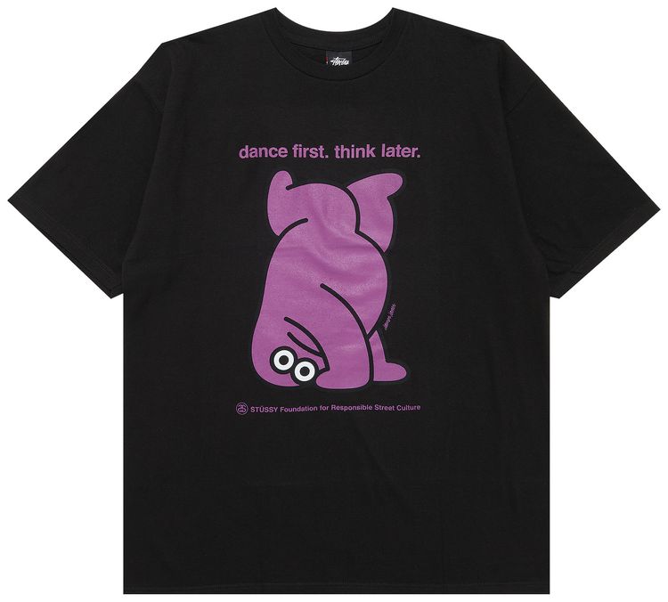 Buy Stussy Gear "Dance First. Think Later. Tee 'Black' - 0535 ...