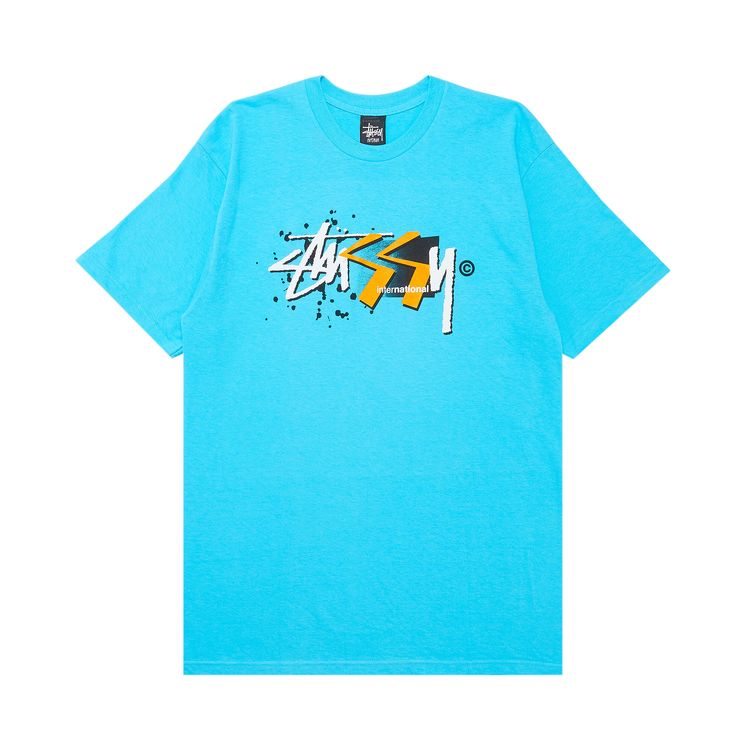 Buy Stussy Geo Paint 'Teal' - 1902687 TEAL | GOAT