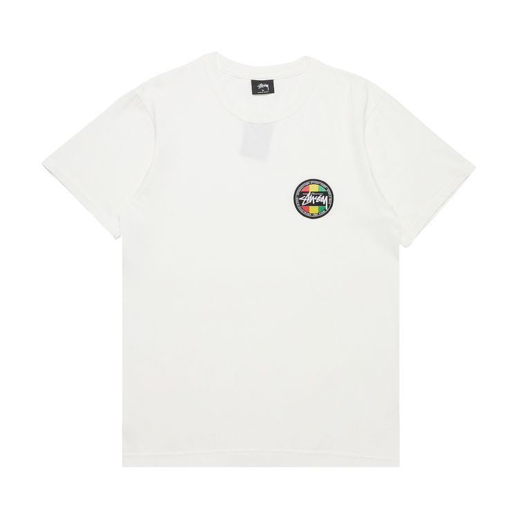 Buy Stussy Reggae Dot Pigment Dyed Tee 'Natural' - 1903876 NATU | GOAT