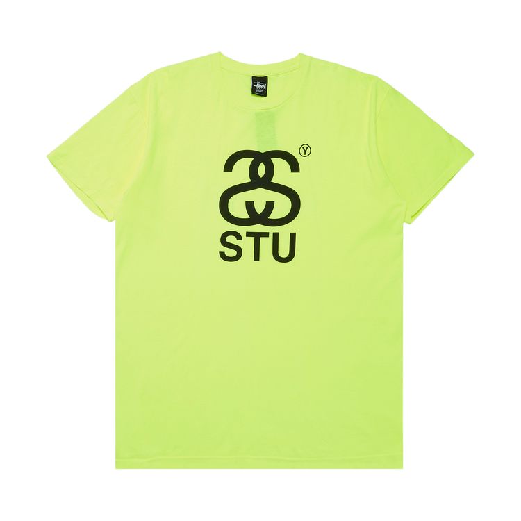 Buy Stussy SS Stu Tee 'Neon Yellow' - 1903312 NEON | GOAT