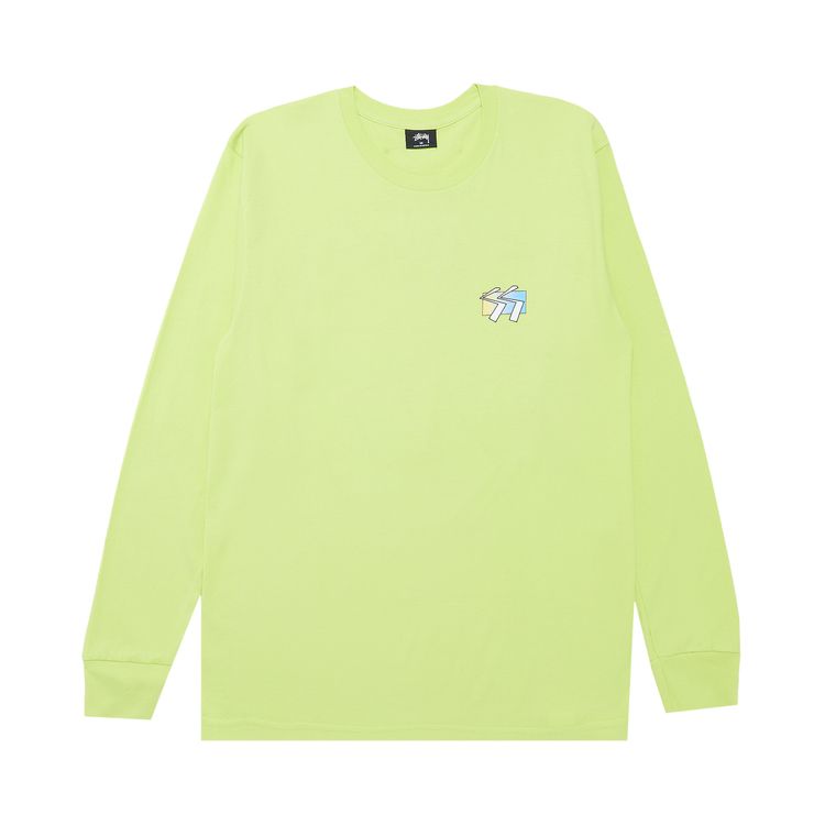 Buy Stussy SS World Tour Collage Long-Sleeve 'Light Green' - 0535 ...
