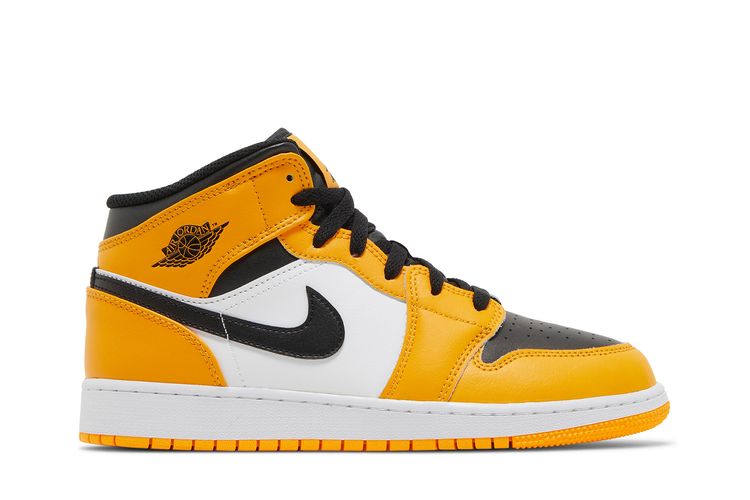 Buy Air Jordan 1 Mid GS 'Reverse Yellow Toe' - 554725 701 | GOAT