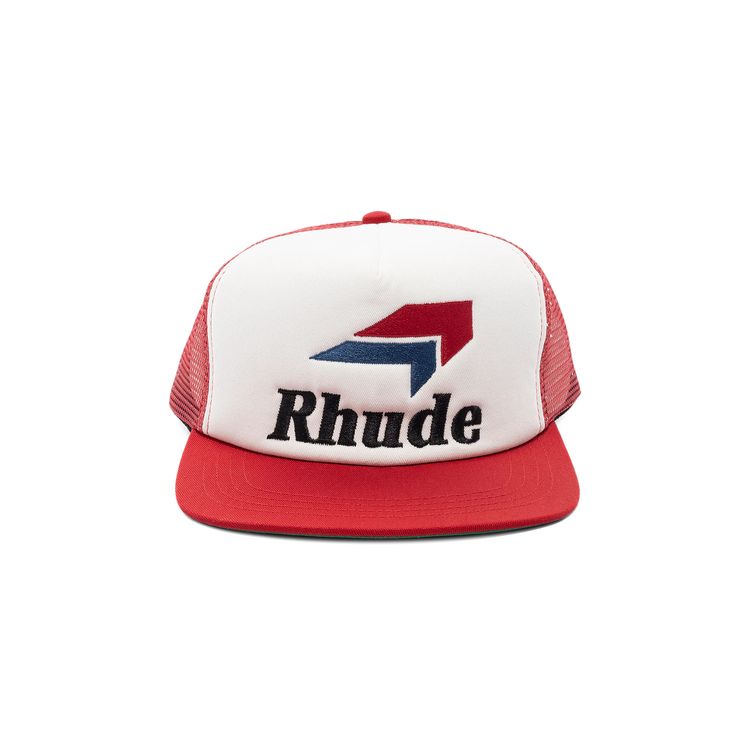 Buy Rhude Speedmark Trucker 'Red/Off-White' - FW22HA17359042 | GOAT