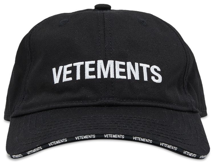 Buy Vetements Iconic Logo Cap 'Black' - UE52CA100B BLAC | GOAT CA