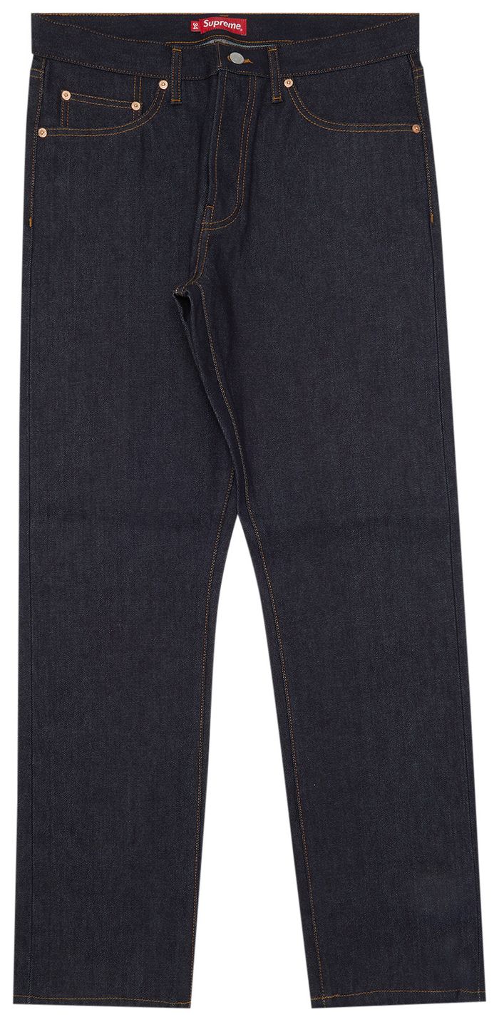 Buy Supreme Rigid Slim Jean 'Rigid Indigo' - FW22P30 RIGID INDIGO | GOAT