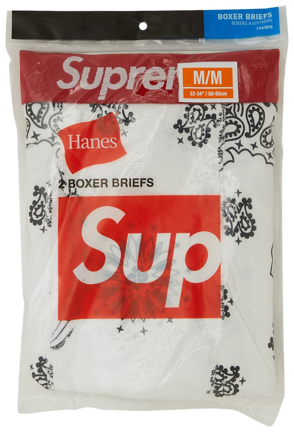 Buy Supreme x Hanes Bandana Boxer Briefs (2 Pack) 'White' - FW22A59 ...