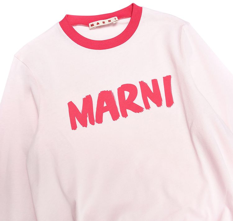 Buy Marni Kids Logo Sweater 'Pink' - M00535 M00HZ 0M331 | GOAT
