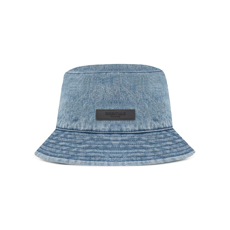 Buy Fear of God Essentials Bucket Hat 'Denim' - 642SU224003F | GOAT