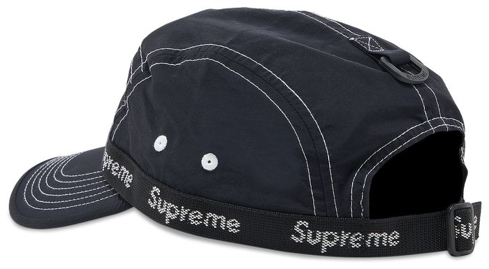 Buy Supreme Webbing Camp Cap 'Black' - FW22H72 BLACK | GOAT