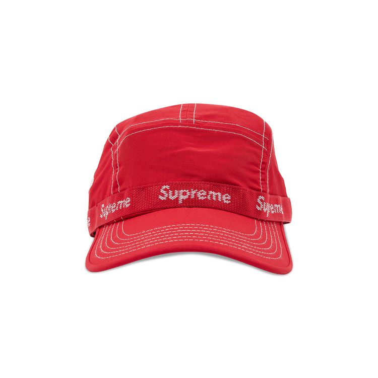 Buy Supreme Webbing Camp Cap 'Red' - FW22H72 RED | GOAT