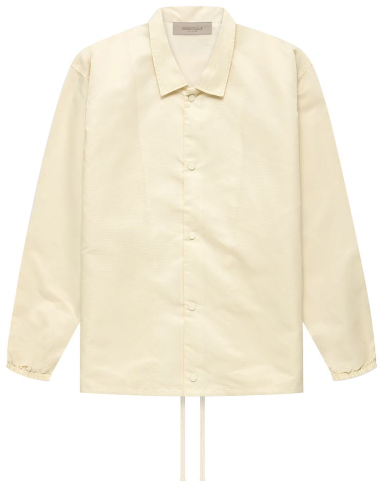 Buy Fear of God Essentials Coaches Jacket 'Eggshell' - 202SU222010F | GOAT