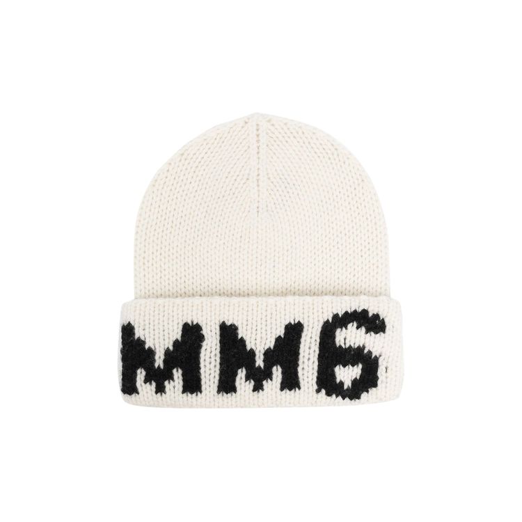 Buy MM6 Maison Margiela Kids Beanie 'Off White' - M60277 MM074 M6101 | GOAT