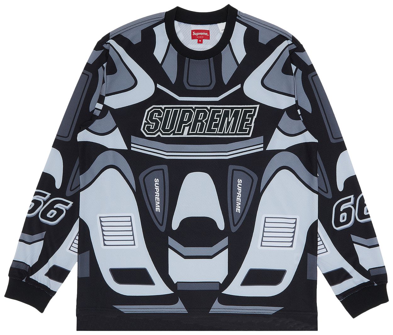 Buy Supreme Decals Moto Jersey 'Black' - FW22KN25 BLACK | GOAT