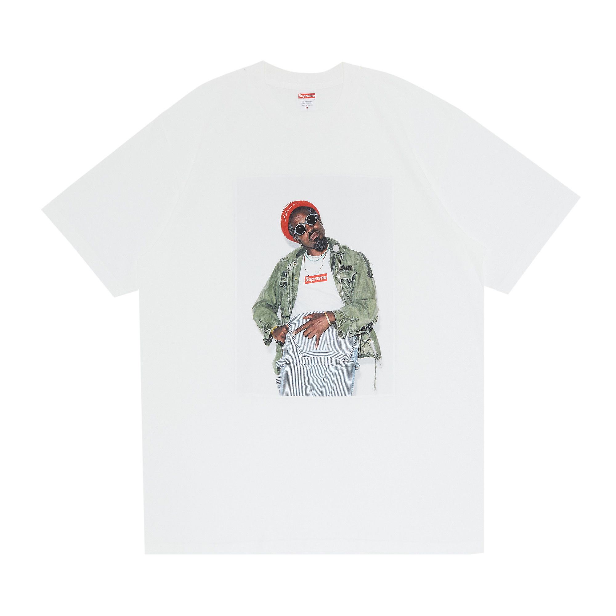 Buy Supreme André 3000 Tee 'White' - FW22T51 WHITE | GOAT
