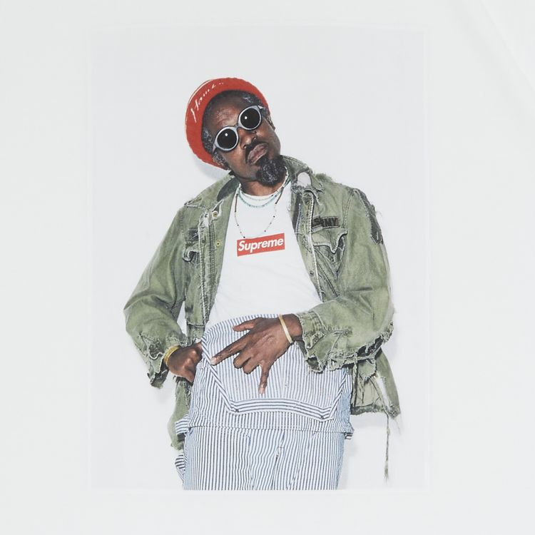 Buy Supreme André 3000 Tee 'White' - FW22T51 WHITE | GOAT