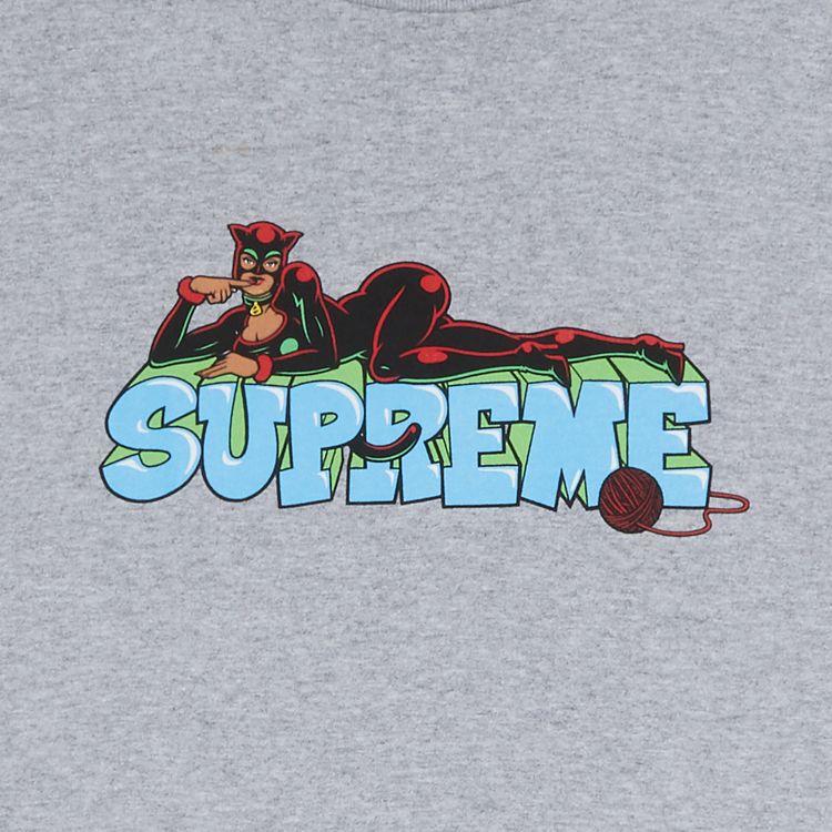 Buy Supreme Catwoman Tee 'Heather Grey' - FW22T35 HEATHER GREY | GOAT