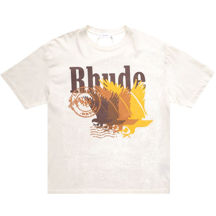 Buy Rhude Chateau Tee 'Vintage White' - FW22TT14012611 | GOAT