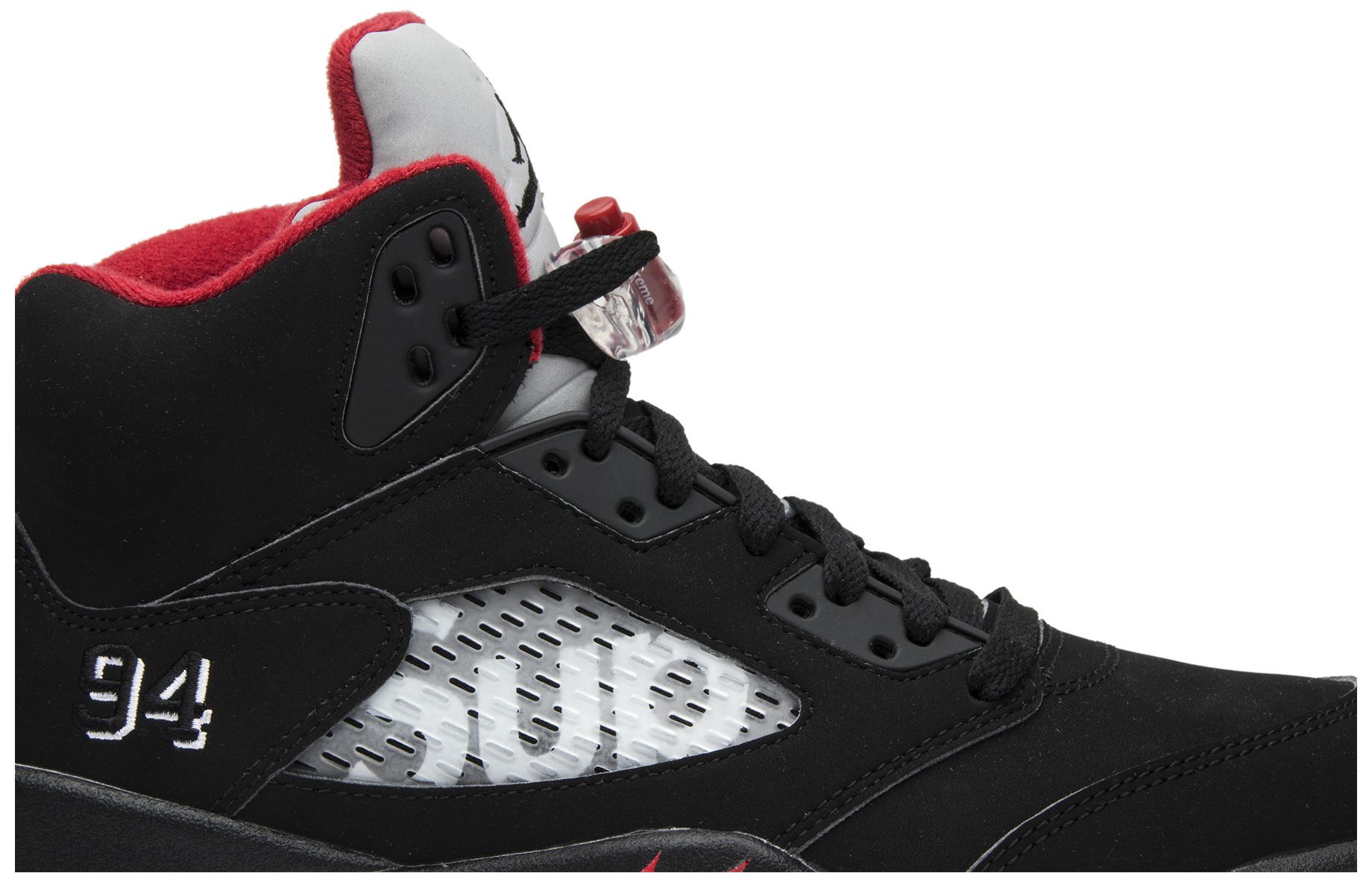 Buy Supreme x Air Jordan 5 Retro 'Black' - 824371 001 | GOAT
