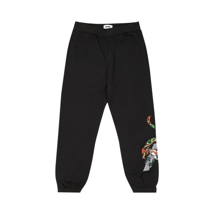 Buy Palace Dragon Sweatpants 'Black' - P23JG068 | GOAT