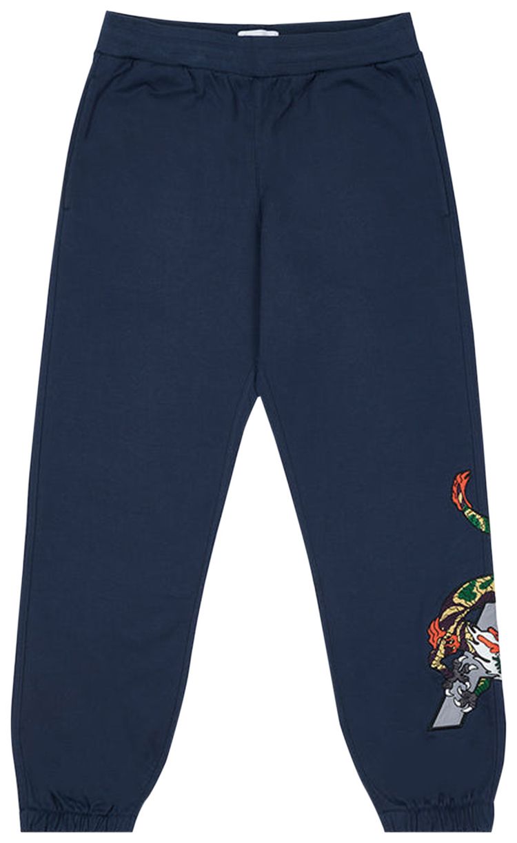 Buy Palace Dragon Sweatpants 'Navy' - P23JG057 | GOAT
