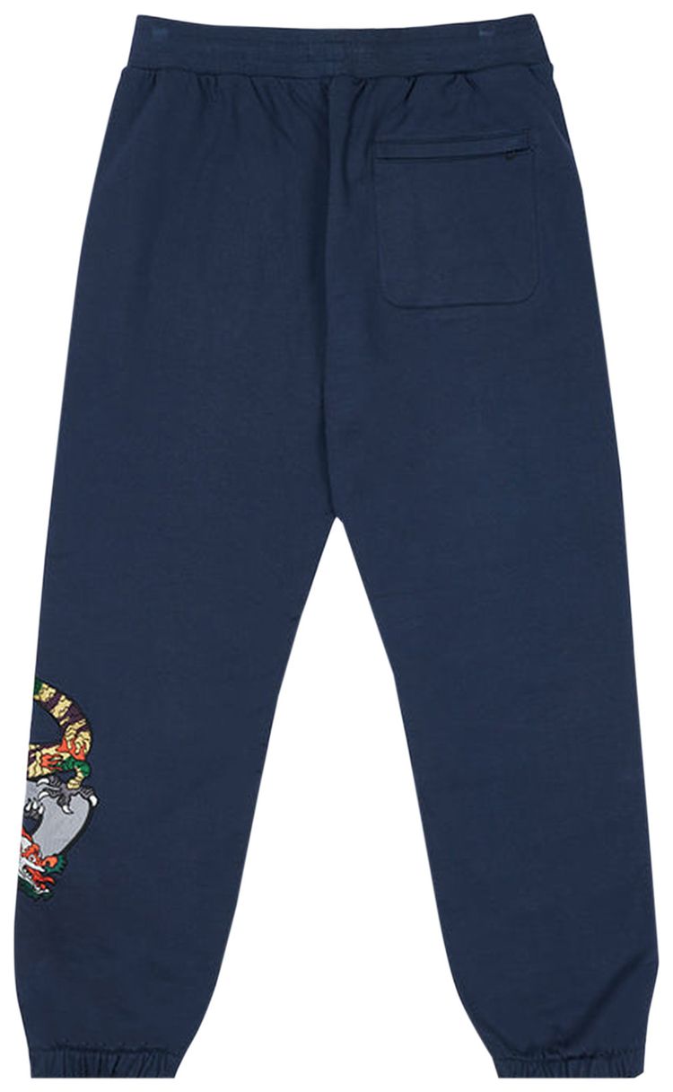 Buy Palace Dragon Sweatpants 'Navy' - P23JG057 | GOAT