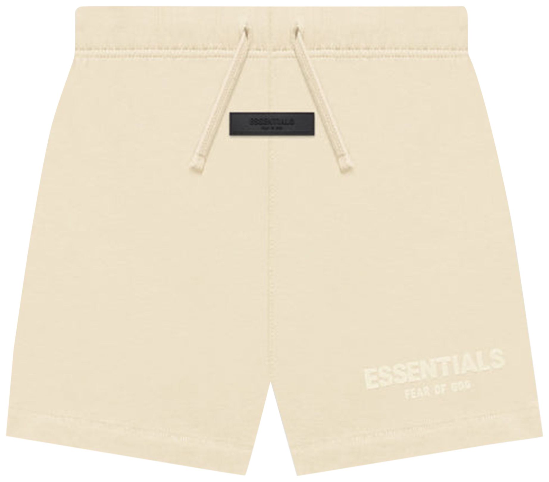 Buy Fear of God Essentials Jersey Shorts 'Egg Shell' - 785SU224000K | GOAT
