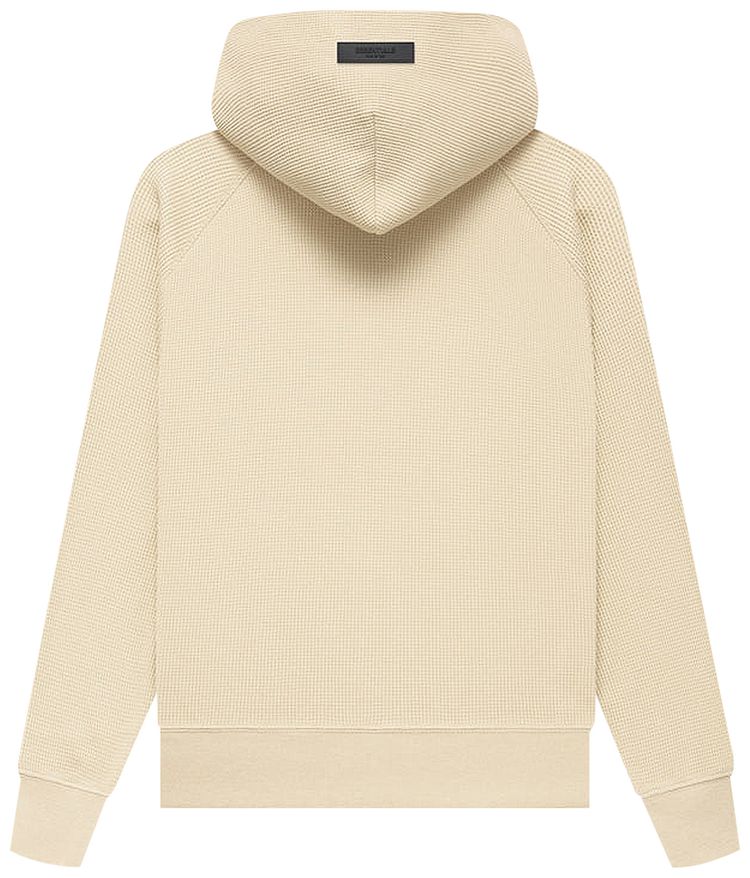 Buy Fear of God Essentials Henley Hoodie 'Egg Shell' - 785SU221170K | GOAT
