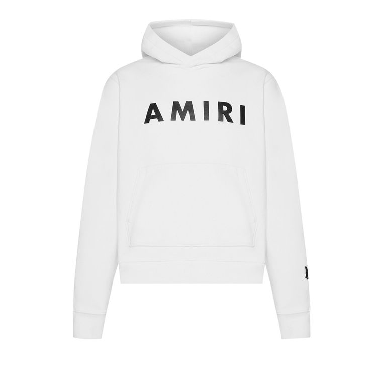 Buy Amiri Army Logo Hoodie 'White' - PF22MJL035 100 WHIT | GOAT