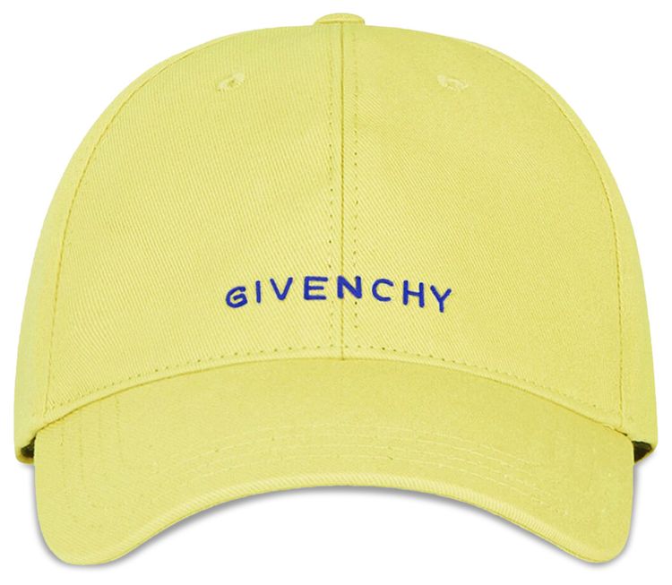 Buy Givenchy Curved Cap With Embroidered Logo 'Acid Yellow ...