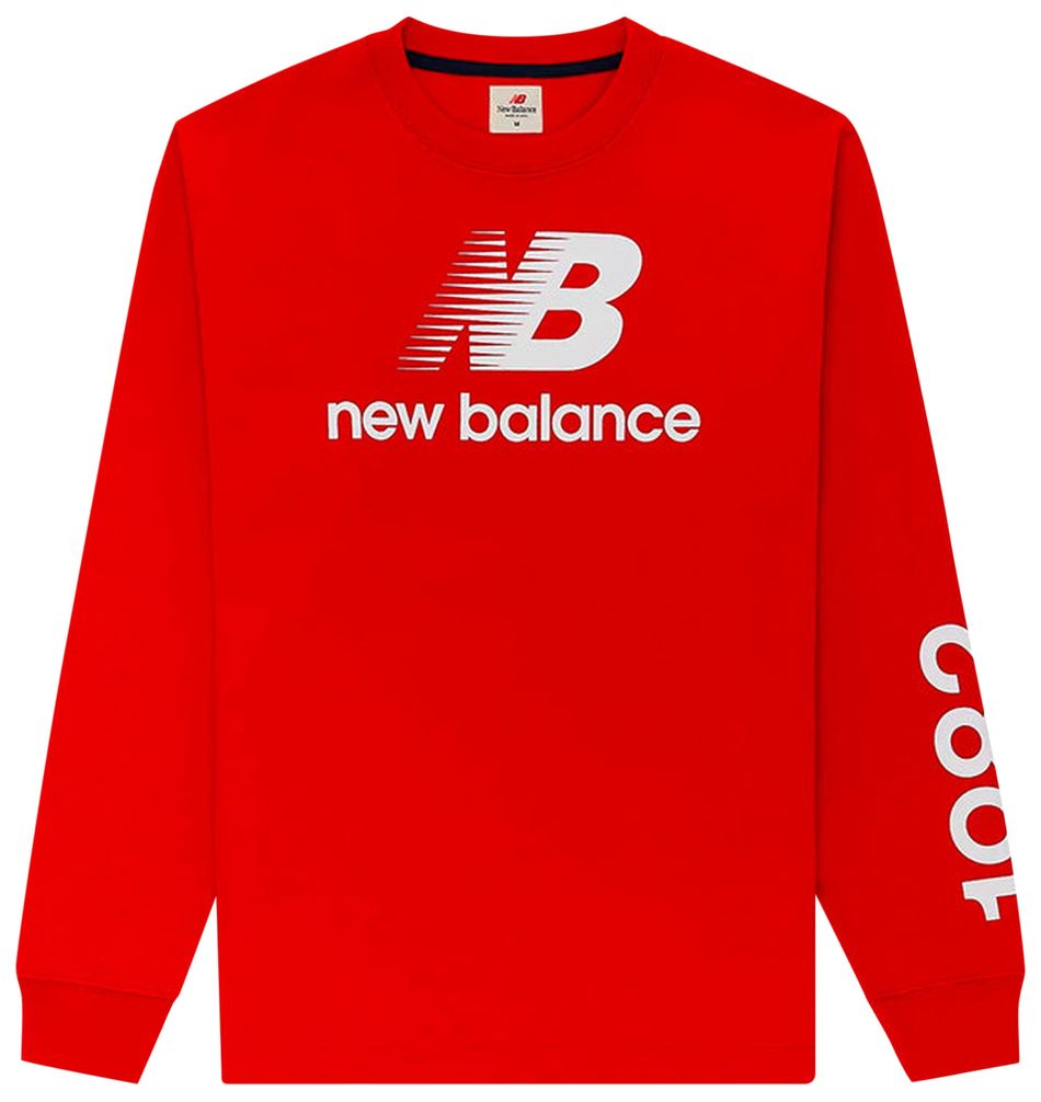 Buy New Balance Made In USA Heritage Long-Sleeve Tee 'Team Red ...