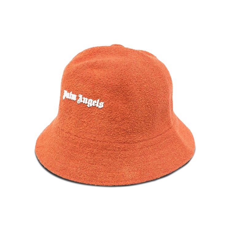 Buy Palm Angels Bucle Bucket Hat 'Brick/Red' - PWLA023F22FAB0012701 | GOAT
