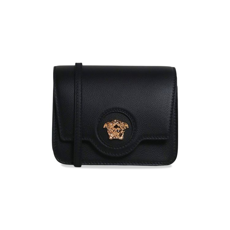 Buy Versace La Medusa Shoulder Bag 'Black' - 1003017 DVIT2T 1B00V | GOAT