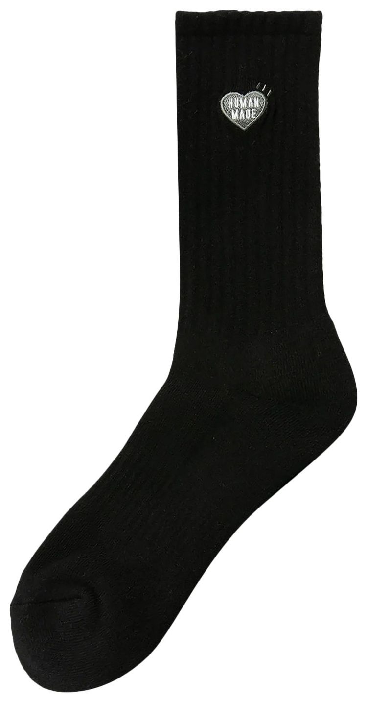 Buy Human Made Pile Socks 'Black' - HM24GD002 BLAC | GOAT