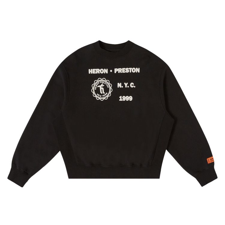 Buy Heron Preston Medieval Heron Crew 'Black/White ...