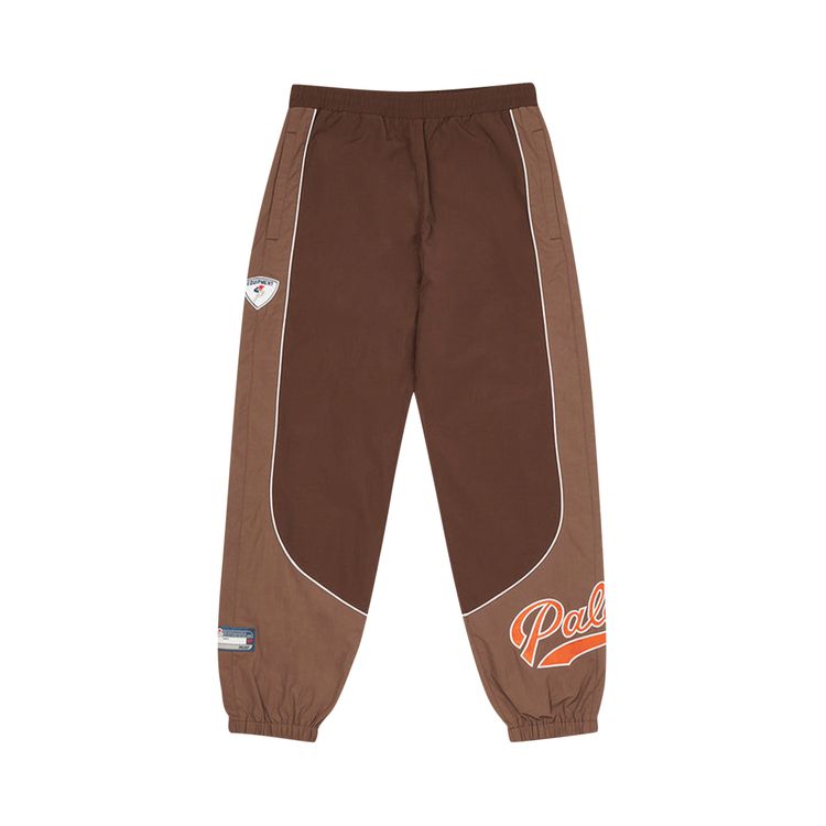 Buy Palace Sport Mit Script Bottoms 'Brown' - P23JG020 | GOAT