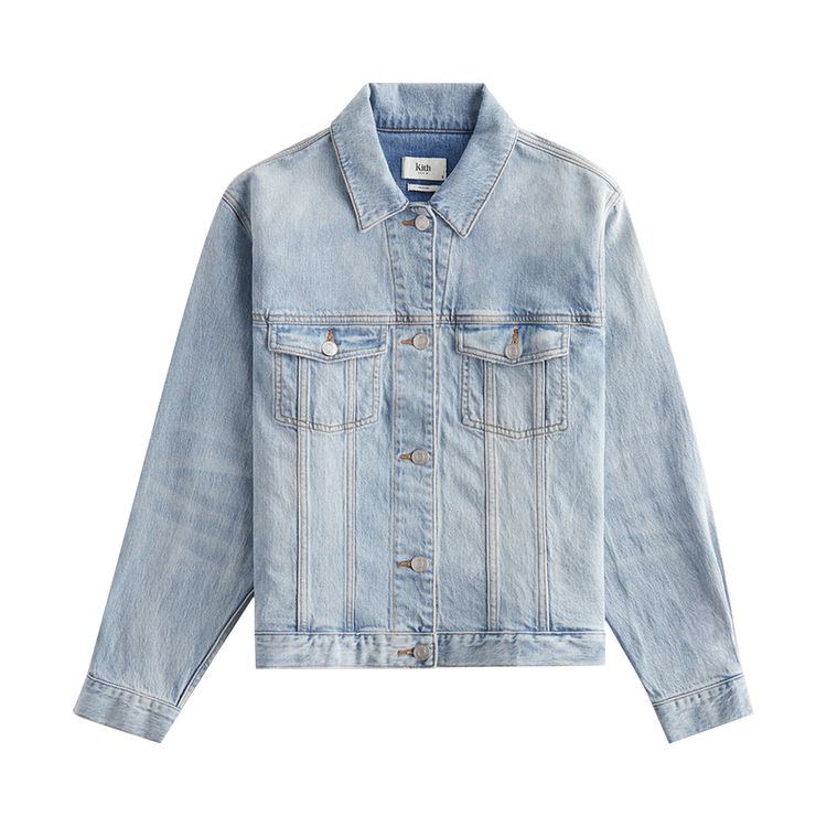 Buy Kith Women Emerson Trucker Jacket 'Hayden Light Wash' - KHW010056 ...