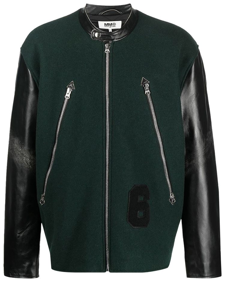 Buy MM6 Maison Margiela Jacket 'Petrol Green' - S62AN0078 S60353 650 | GOAT