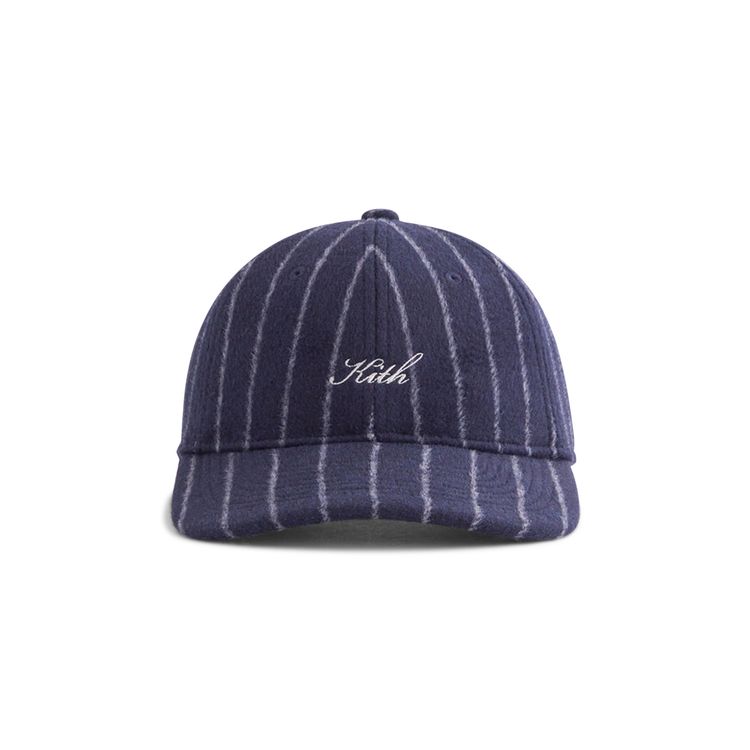 Buy Kith Women Pinstripe Cap 'Pinstripe Navy' - KHW050042 440 | GOAT