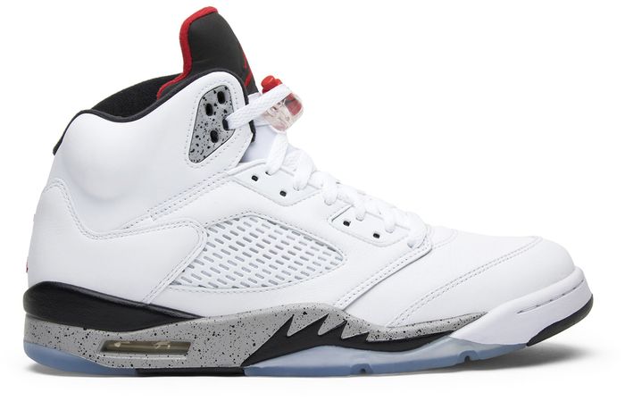 Buy Air Jordan 5 Retro 'White Cement' - 136027 104 | GOAT