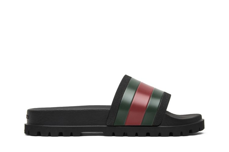 Buy Gucci Web Slide 'Black' - 429469 GIB10 1098 | GOAT UK