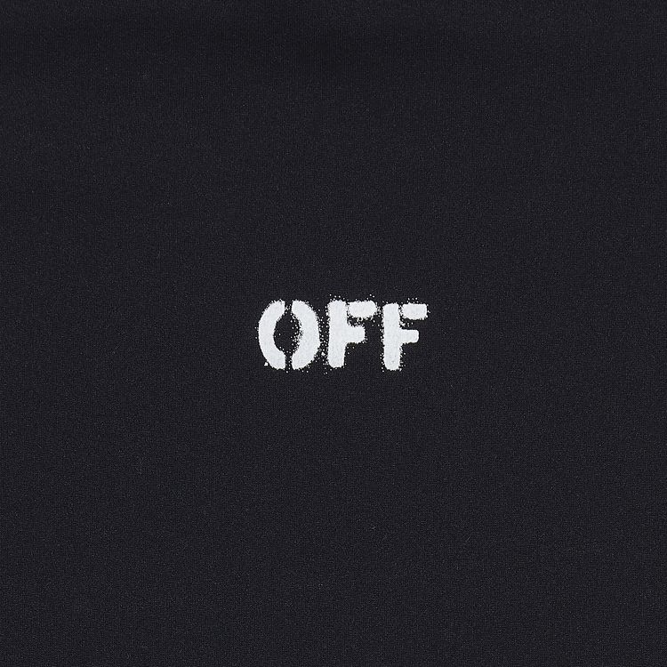 Buy Off-White Off-Stamp Second Skin Long-Sleeve Turtleneck Top 'Black ...