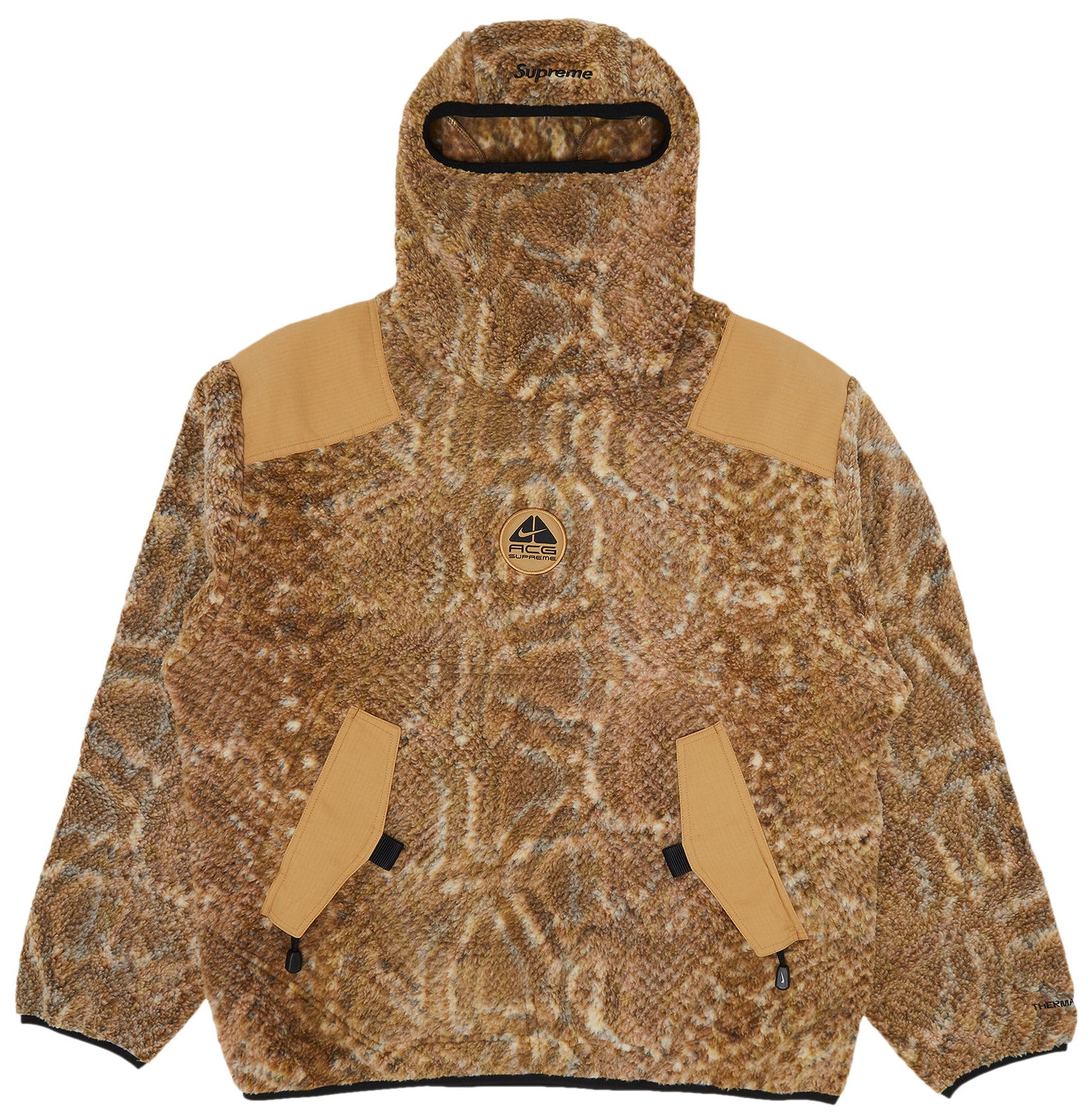 Buy Supreme x Nike ACG Fleece Pullover 'Gold Snakeskin' - FW22J19 GOLD ...