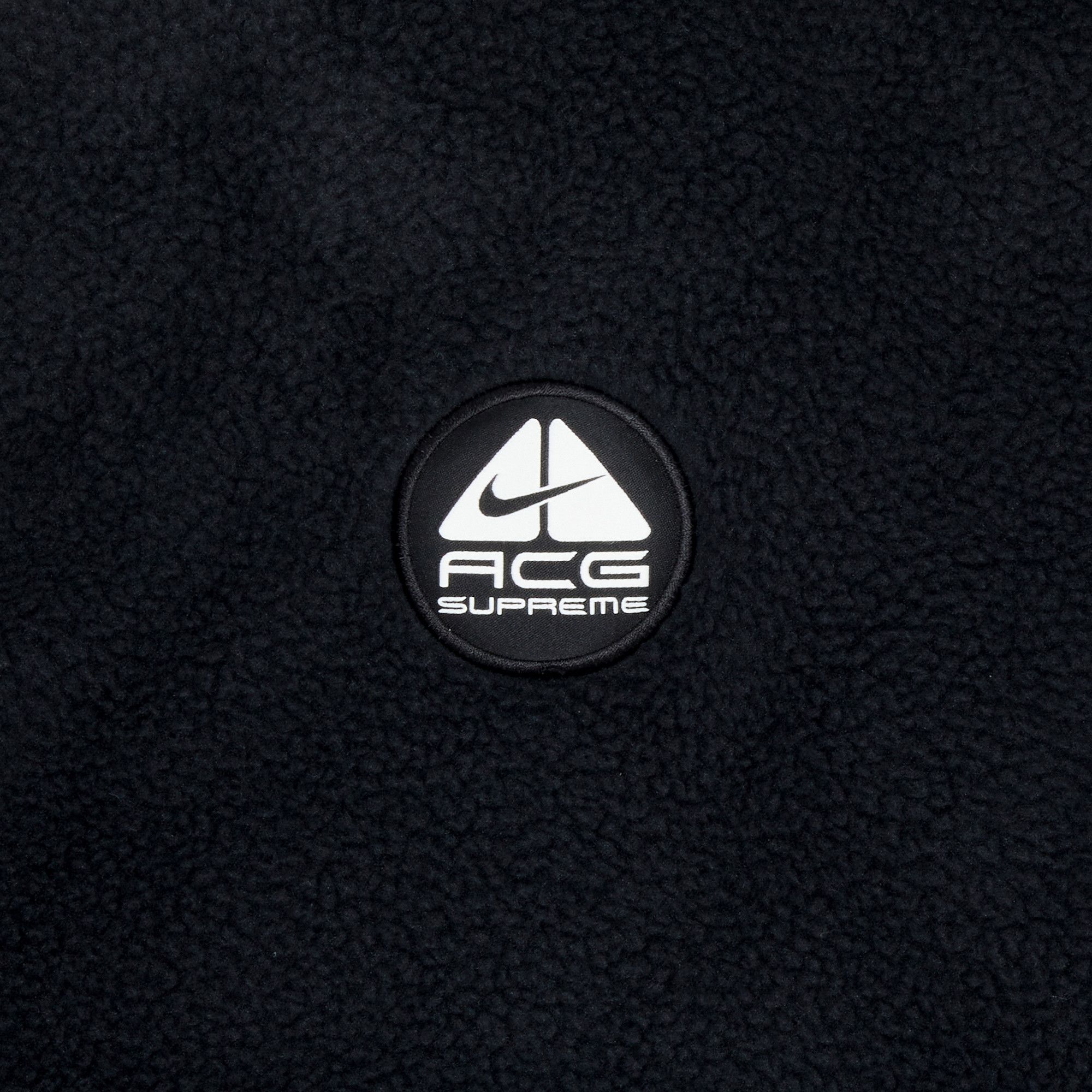Buy Supreme x Nike ACG Fleece Pullover 'Black' - FW22J19 BLACK | GOAT