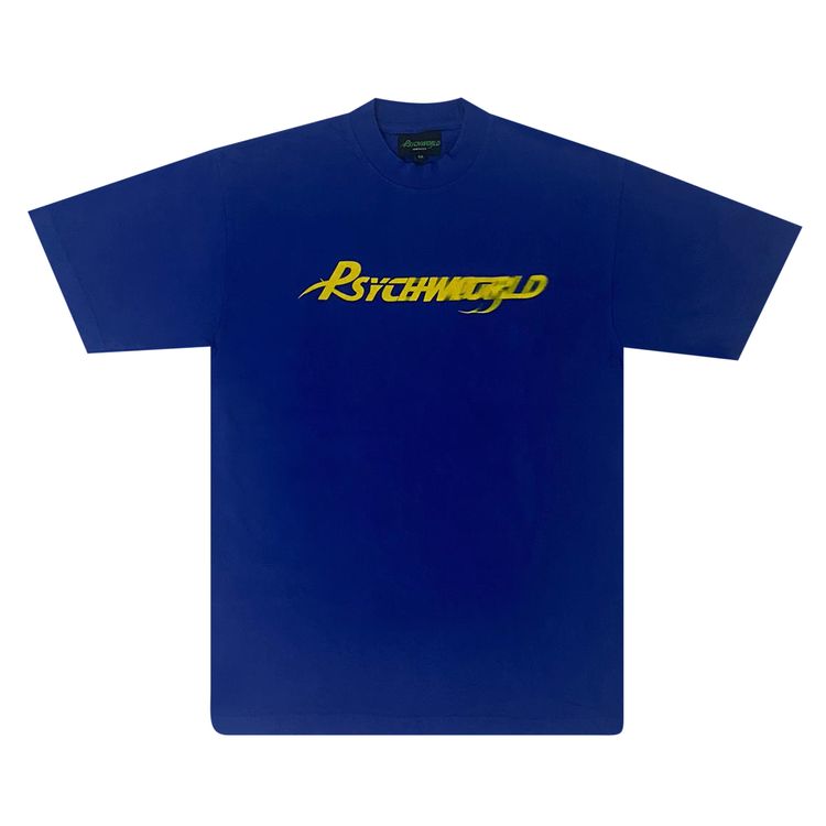 Buy Psychworld Motion Logo Tee 'Blue/Yellow' - 1482 1SS220103MLT BLUE ...