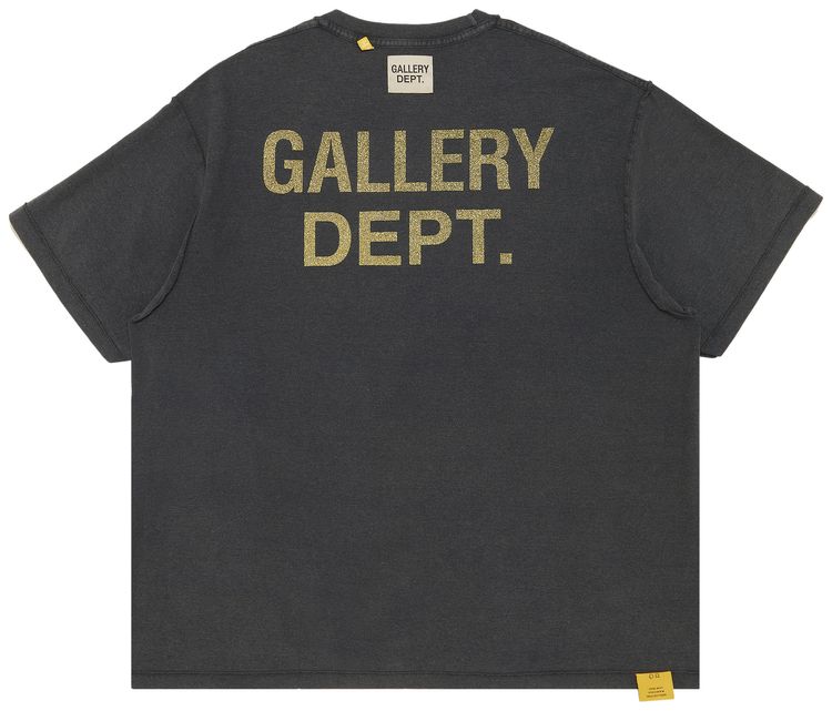 Buy Gallery Dept Atk Rev French Logo Tee Faded Black Atkf 1000
