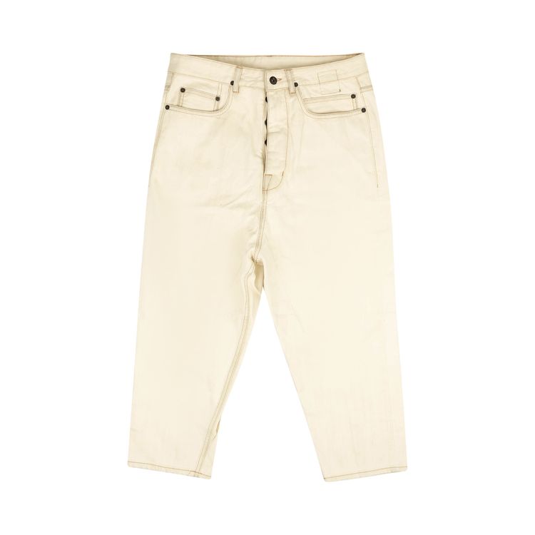 Buy Rick Owens DRKSHDW Collapse Cut Denim Pants 'White' - DU18S3357 71 | GOAT
