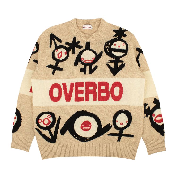 Buy Charles Jeffrey Loverboy Gender Symbol Wool Sweater 'Cream' - 3939 ...