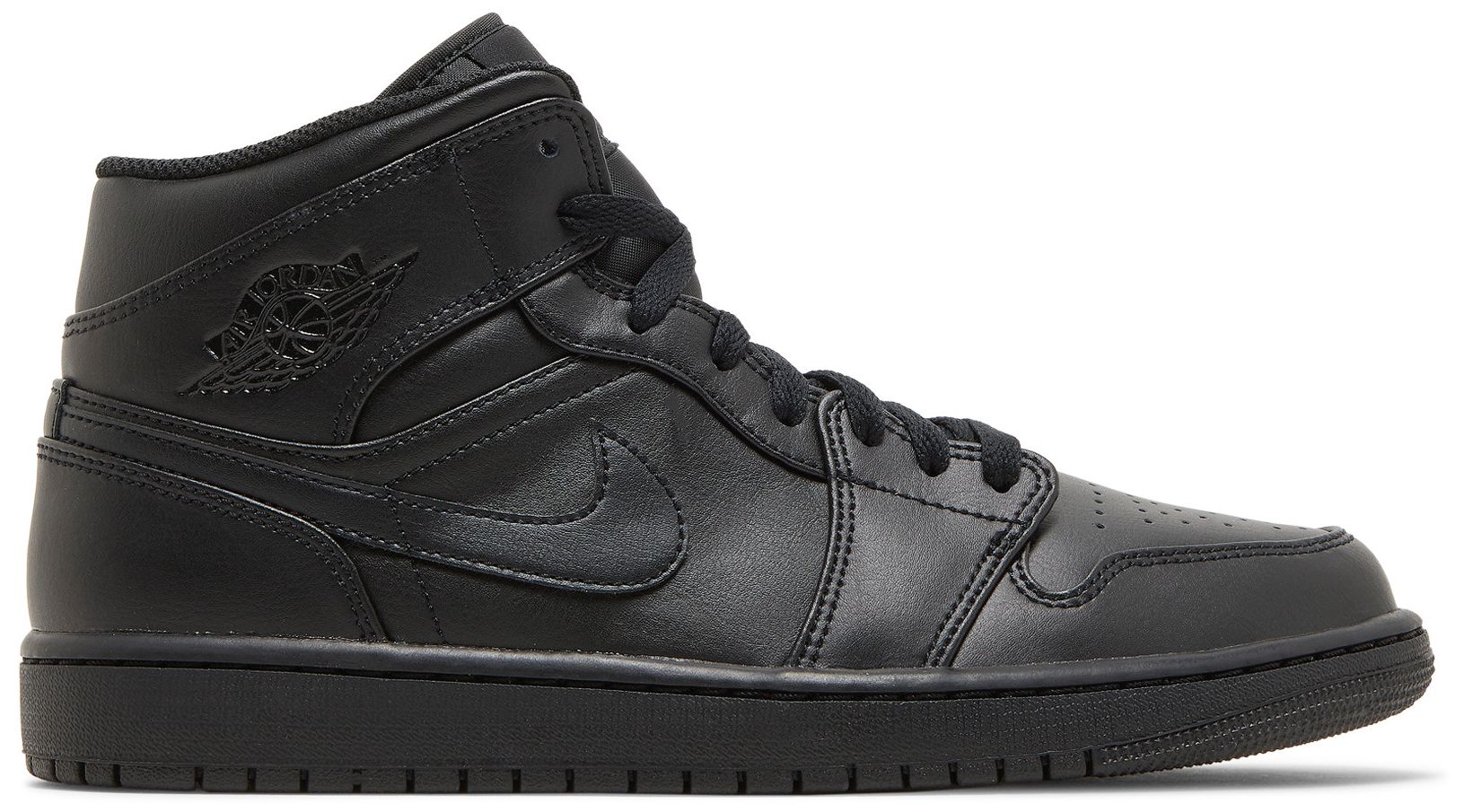 Buy Air Jordan 1 Mid 'Triple Black' 2022 - 554724 093 | GOAT